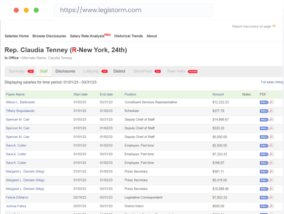Free Legislative Software | LegiStorm